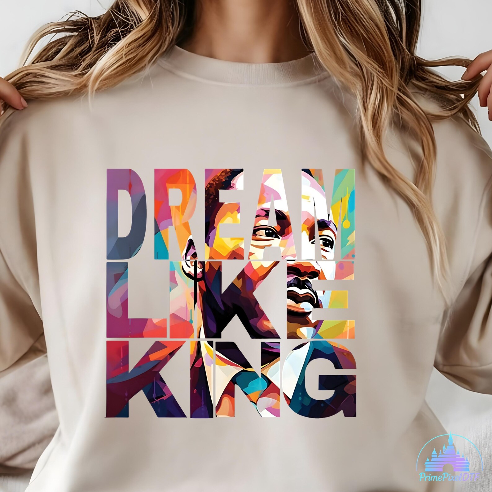 Martin Luther King DTF Transfer, Dream Like King Ready to Press - Etsy