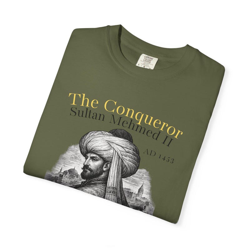 Fatih Sultan Mehmed II the Conqueror Vintage T-shirt | Ottoman History ...