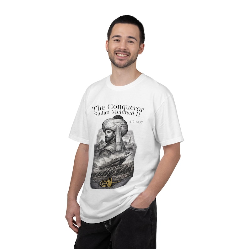 Fatih Sultan Mehmed II the Conqueror Vintage T-shirt | Ottoman History ...