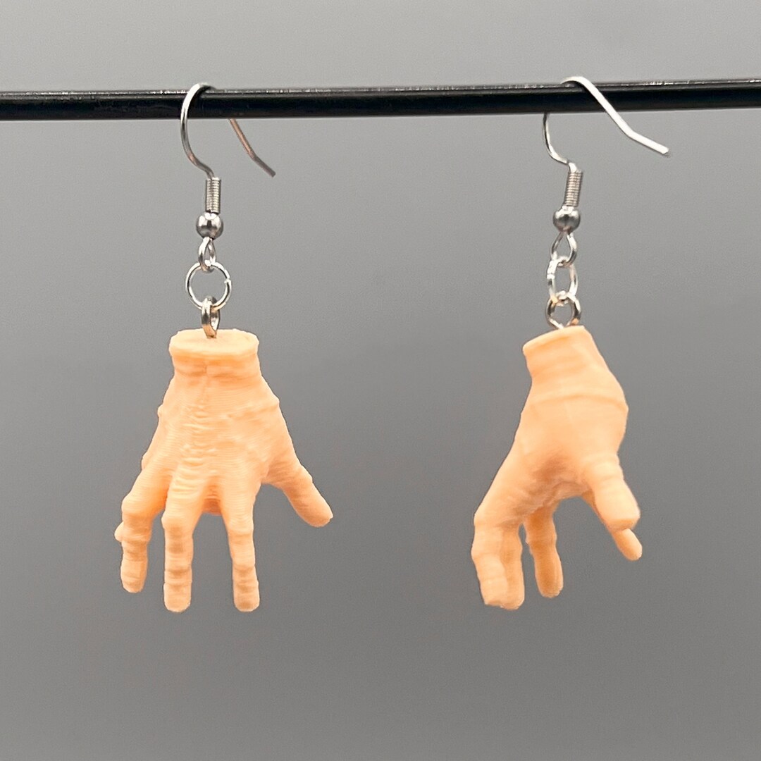Creepy Kooky Spooky Disembodied Hand Thing Earrings - Etsy