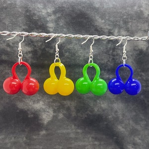 Googly Eye Finger Ring Earrings - Small - Etsy