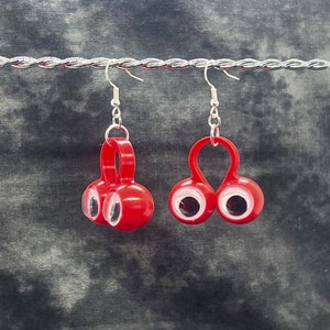 Googly Eye Finger Ring Earrings - Small - Etsy