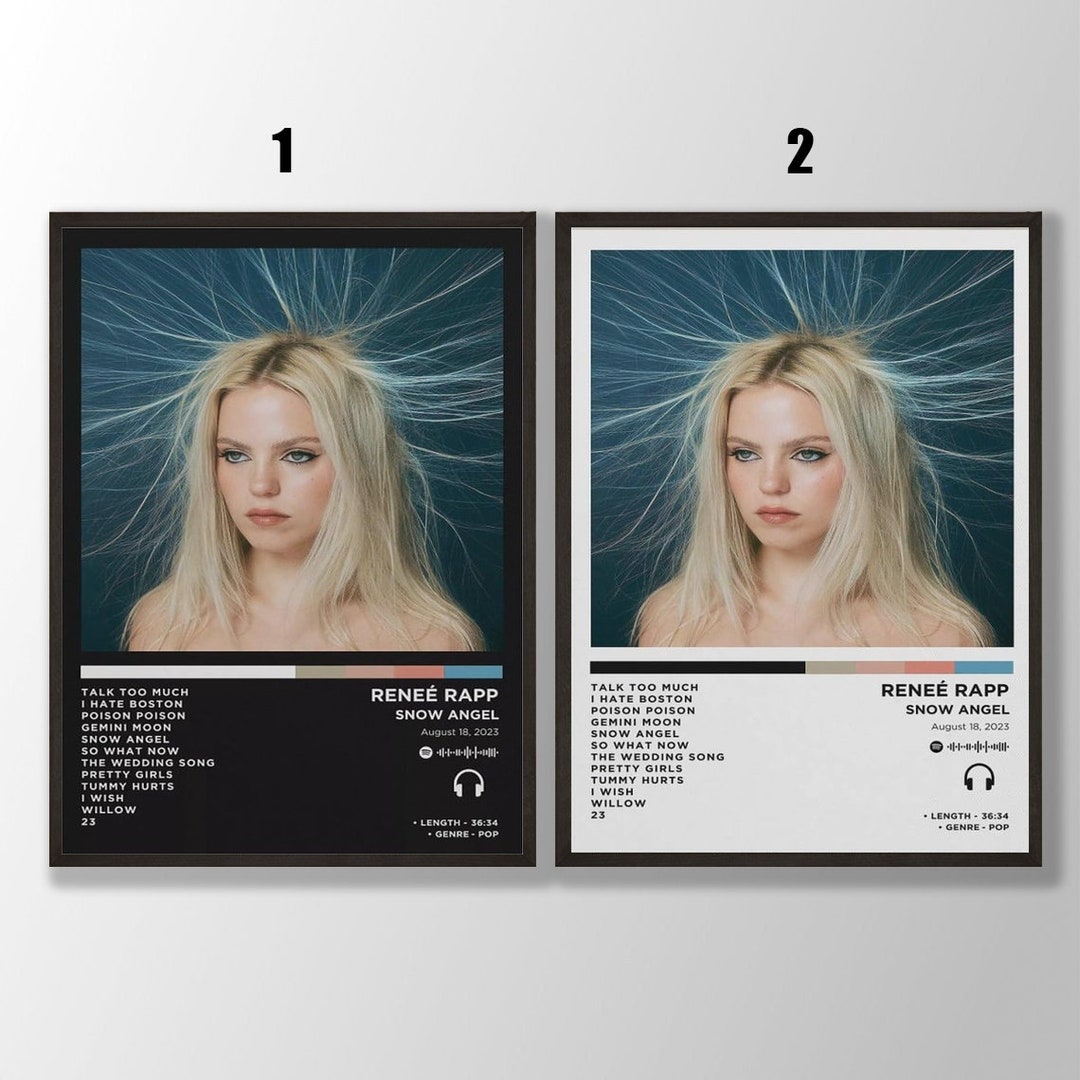 Renee Rapp Poster, Snow Angel Poster, Modern Music Poster, Bedroom Wall ...