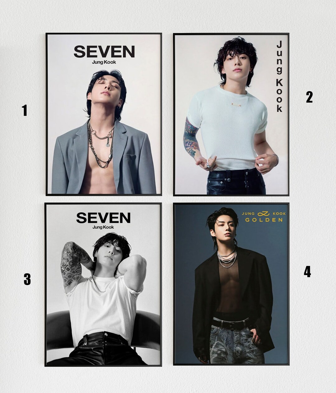 Jungkook Seven Poster, BTS Poster, Bts Fan Gift, Kpop Poster, Jung Kook ...
