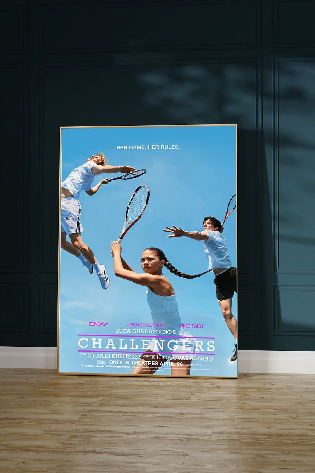 CHALLENGERS 2024 Movie Poster, Movie Wall Art, Room Decor, Challengers ...