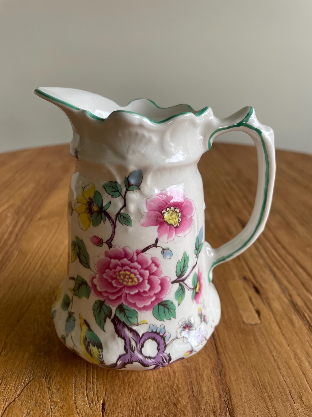 James Kent - Old Foley - Chinese Rose Small Jug/pitcher/can - Etsy