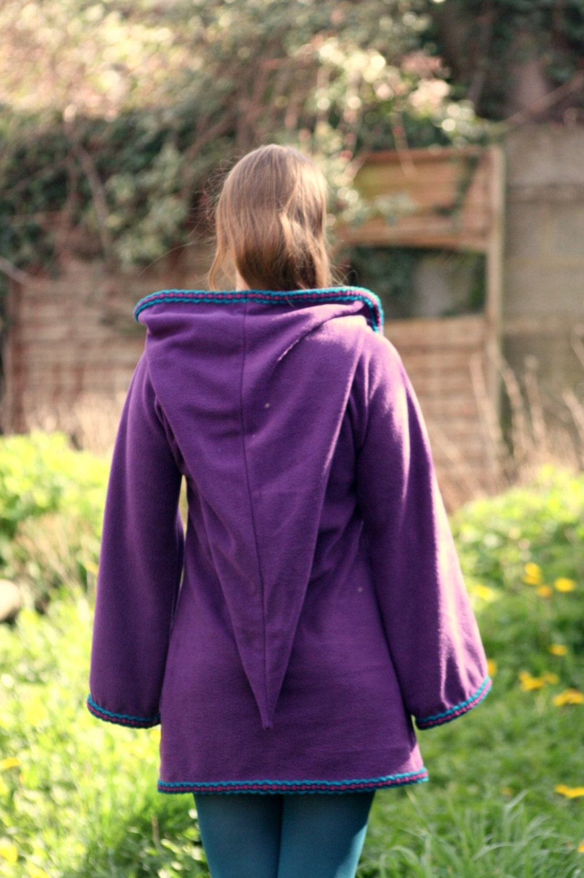 Festival Elf Dress in Purple Medieval Womens Tunic With Pixie - Etsy