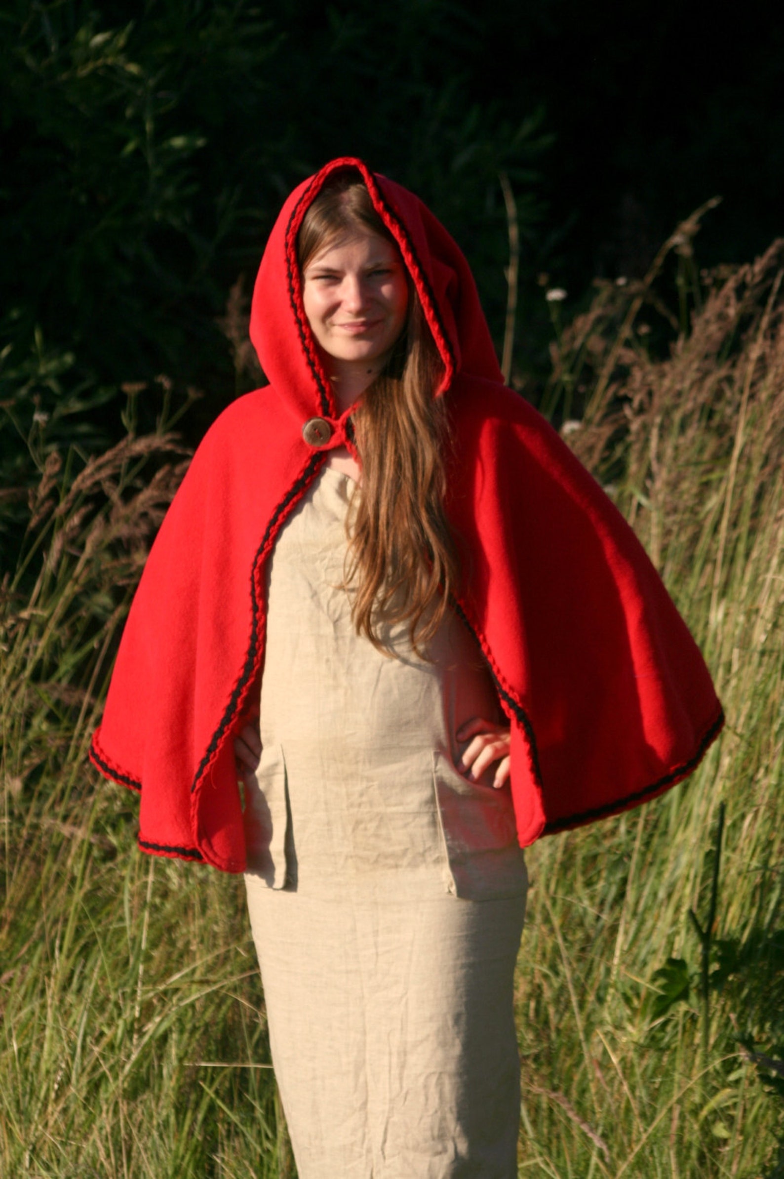 Red Riding Hood Cape - Red Riding Hood Capelet - Red Riding Hood Cloak ...