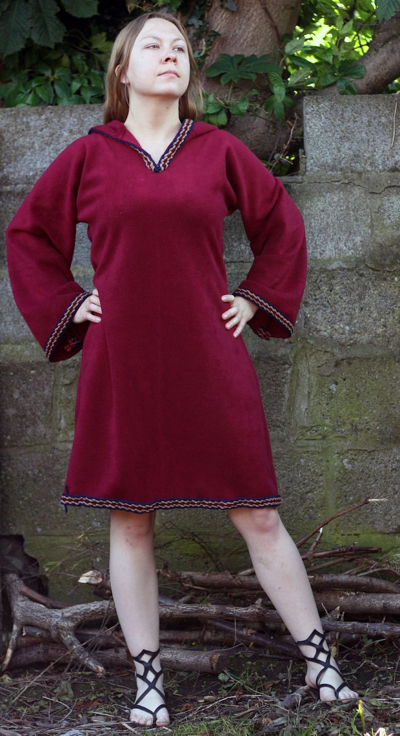 Elven Tunic for Women Long- Medieval Tunic-sca - Pixie Hoodie - Psy ...