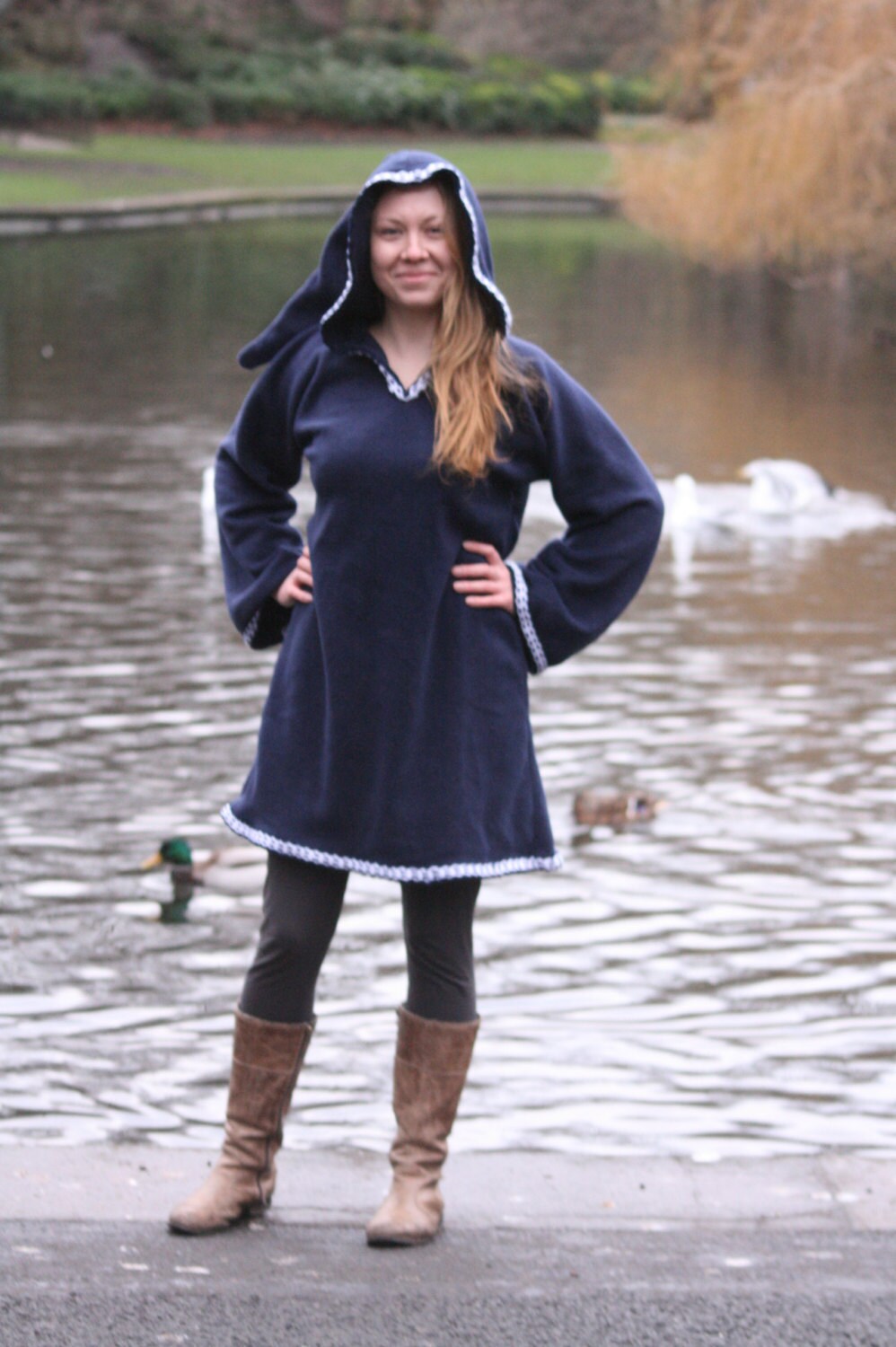 Elven Tunic for Women - Medieval Tunic - SCA - Pixie Hoodie -psy Hoodie ...