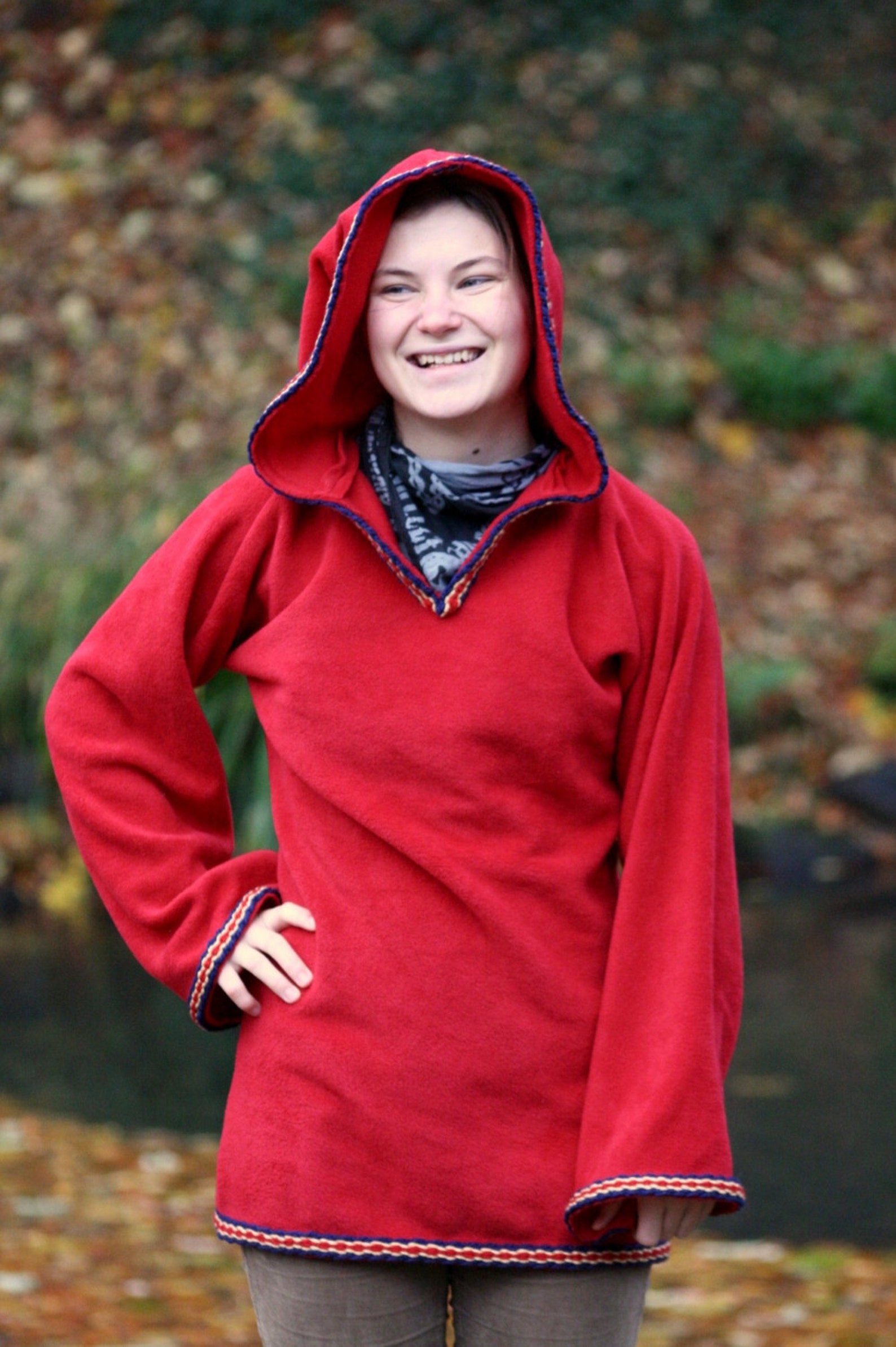 Elf Hoodie for Women Short- Medieval Hoodie-sca - Pixie Hoodie - Psy ...