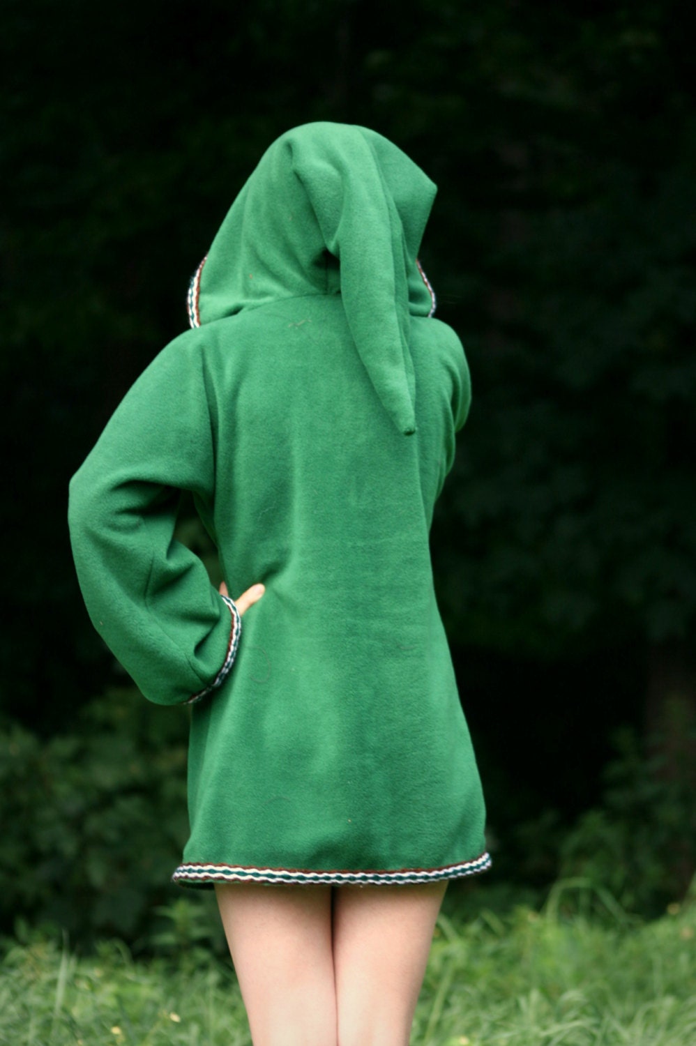 Legend of Zelda Cosplay Costume Green Elven Tunic Medieval - Etsy