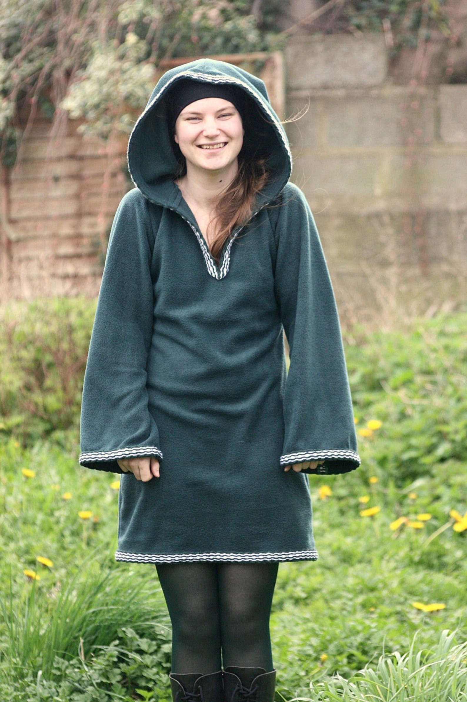 Legend of zelda inspired cosplay Green Elven tunic Medieval tunic ...