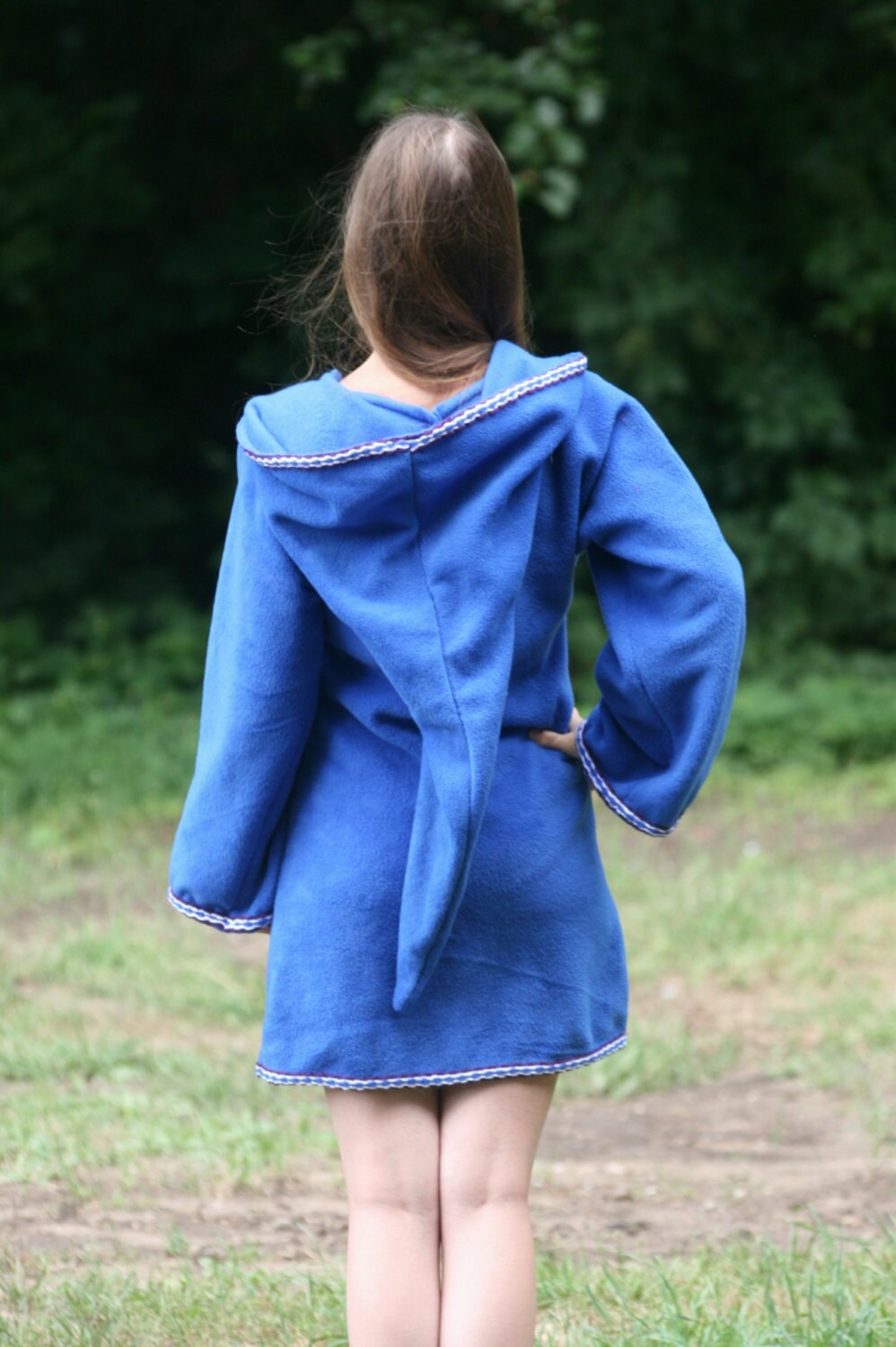 Legend of Zelda Inspired Cosplay Royal Blue Elven Tunic - Etsy
