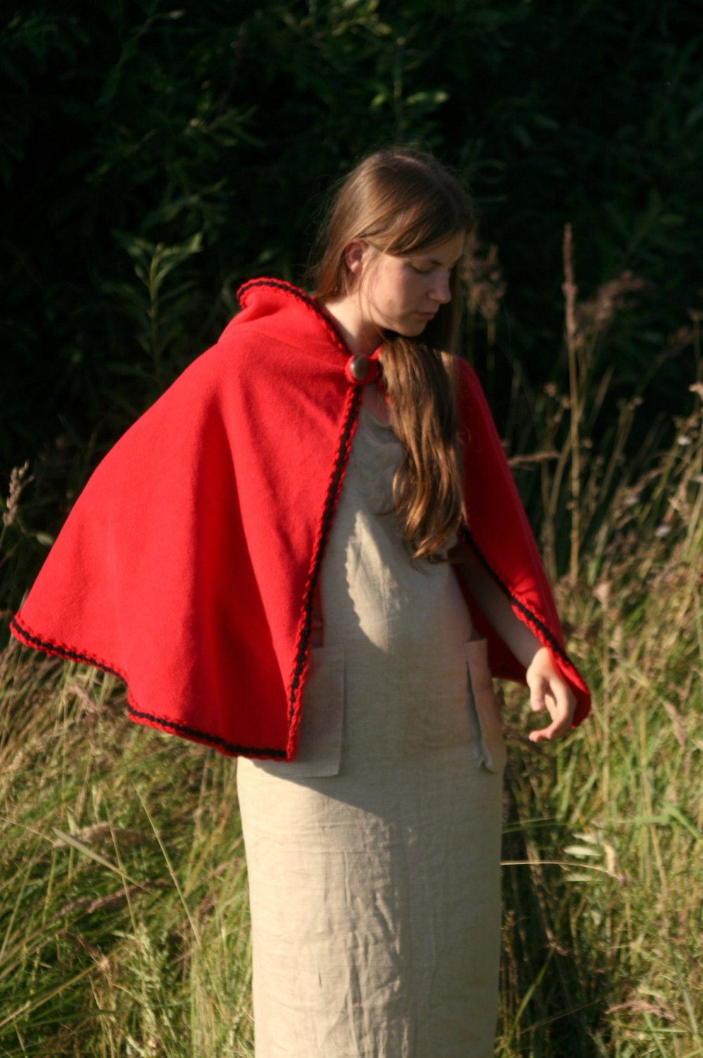 Red Riding Hood Cape Red Riding Hood Capelet Red Riding Hood Cloak ...
