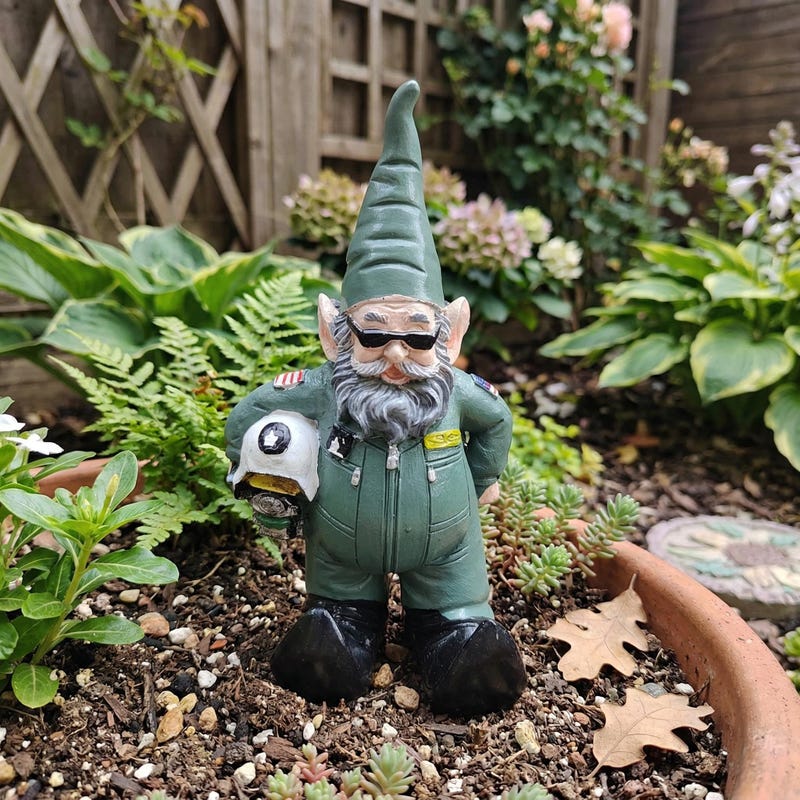 Pilot Garden Statue - Etsy