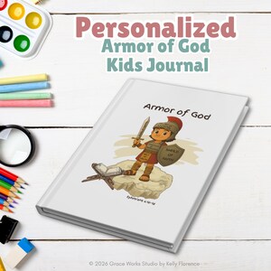 Armor of God Boys Journal | Personalized Christian Hardcover ...