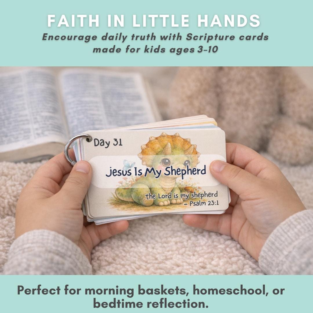 Christian Affirmation Cards for Kids and Adults Bible Verse Cards ...