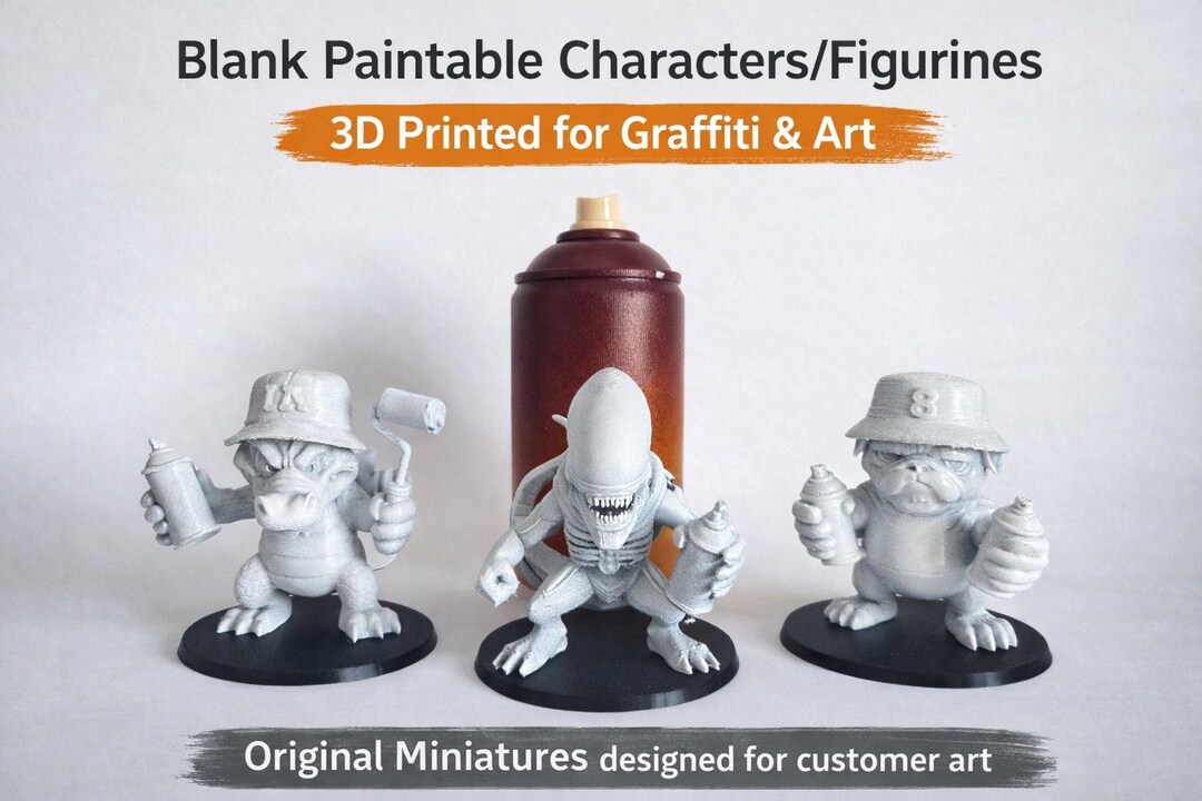 Collectible Figurines / Characters - 3D Printed - Etsy