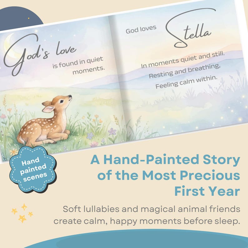 Personalized Christian Baby Boy Book, Baptism Gift for Boy, God Loves ...