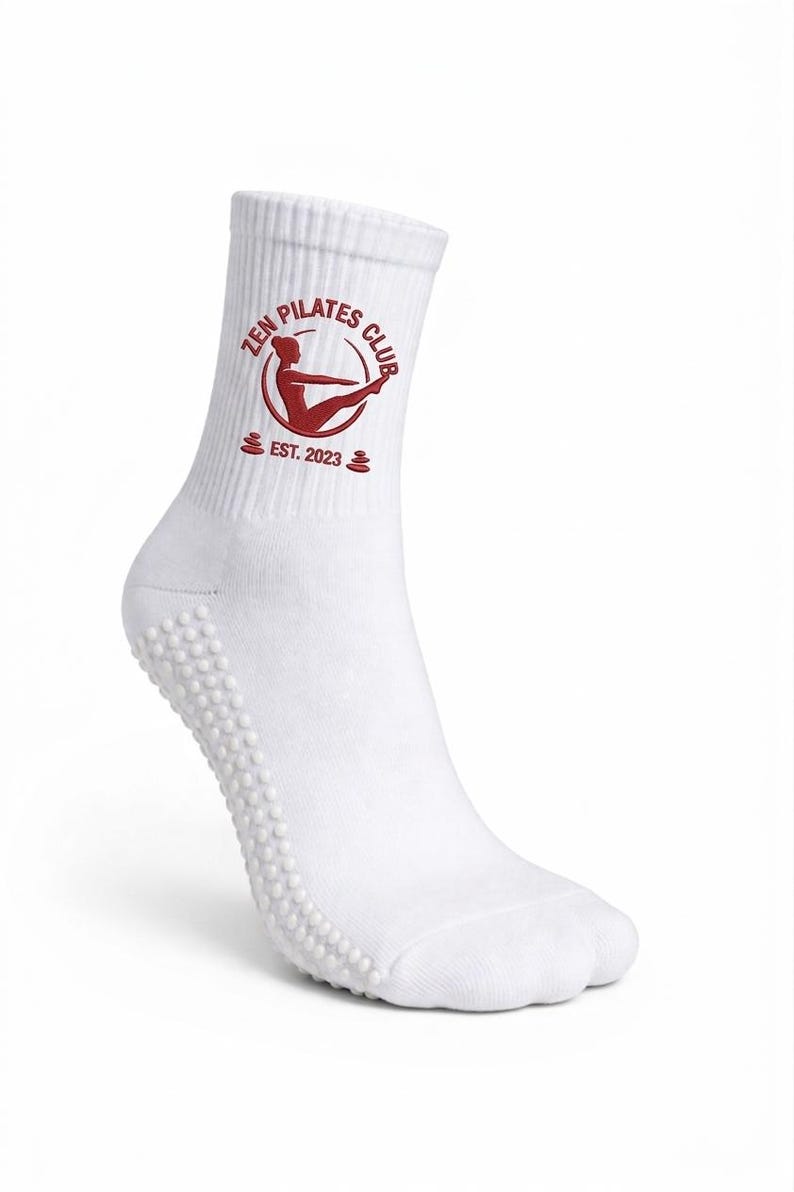 Pilates Grip Socks | Non-slip Yoga, Barre, Dance Studio Workout Wear - Etsy