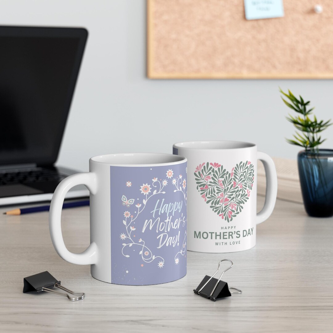 Happy Mothers Day Floral Mug | Mothers Day Coffee Cup - Etsy