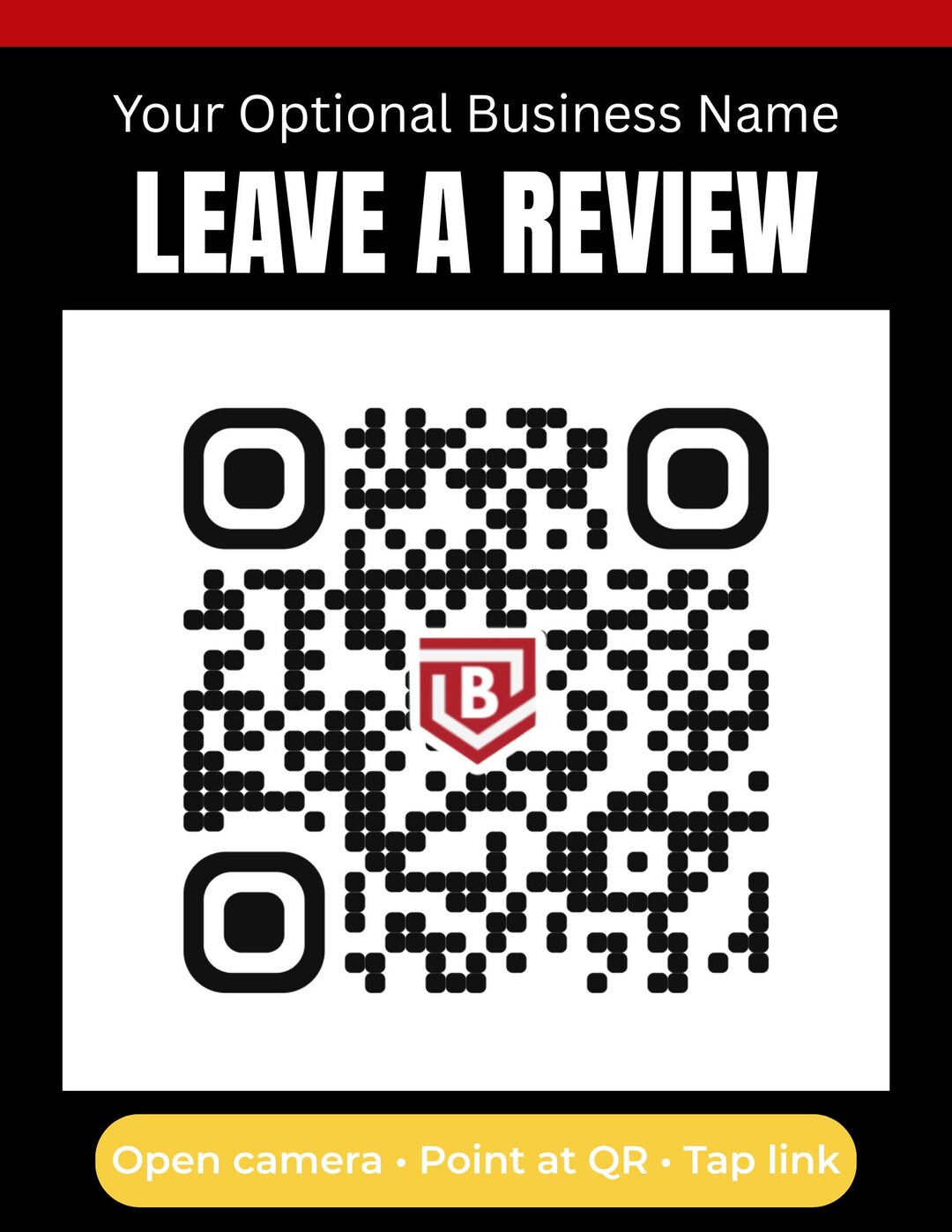 Google Review QR Code Sign | Editable Canva Template - Etsy