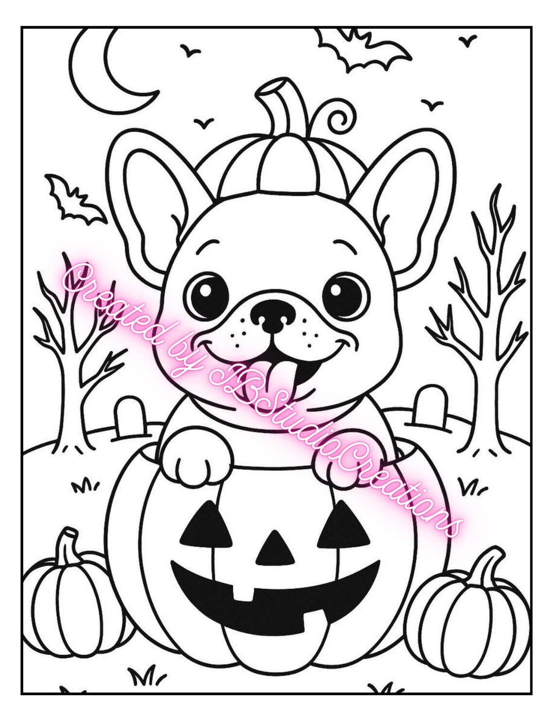 French Bulldogs Coloring Pages Printable - Frenchies Lovers - Dog ...