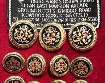 Crest Buttons - Etsy