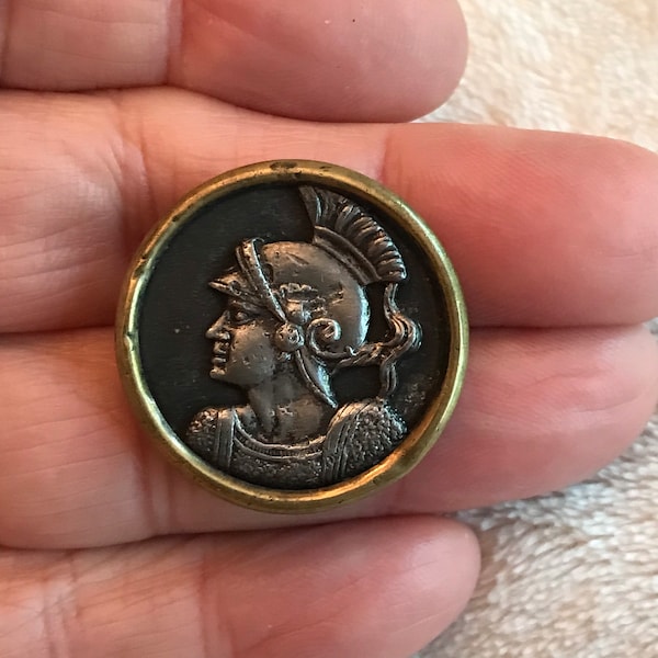 Roman Soldier Button - Etsy