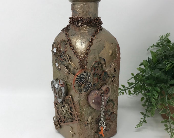 STEAMPUNK BOTTLE - Etsy