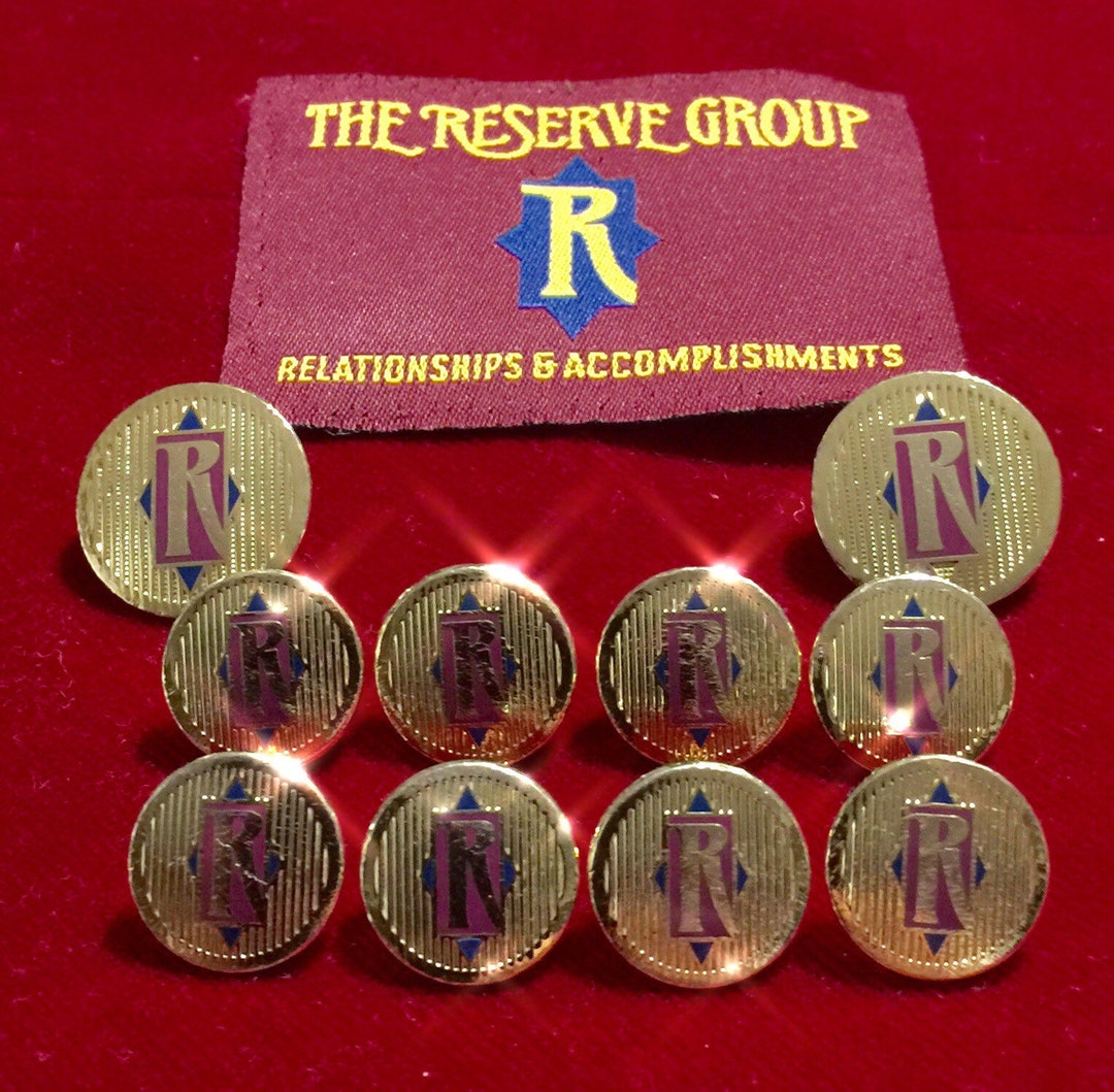 The Reserve Group Metal Blazer Buttons Lot of 10 - Etsy