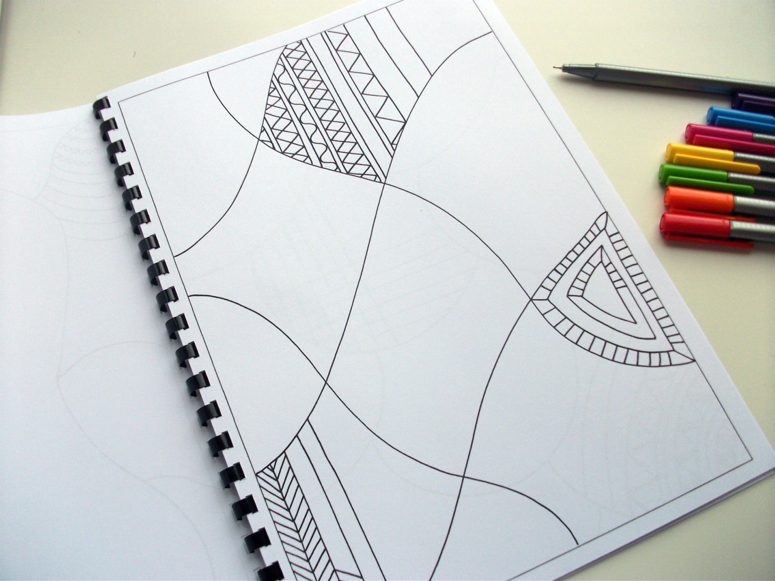 Printable Coloring Book, Kids Activity Book Zentangle Inspired ...
