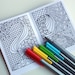 Mini Zine, PRINTABLE Zentangle Inspired Coloring Book, Intricate ...