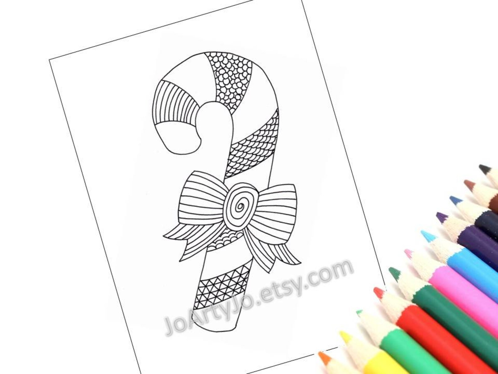 Christmas Coloring Pages, 3 Printable Pages, Zentangle Inspired Holiday ...