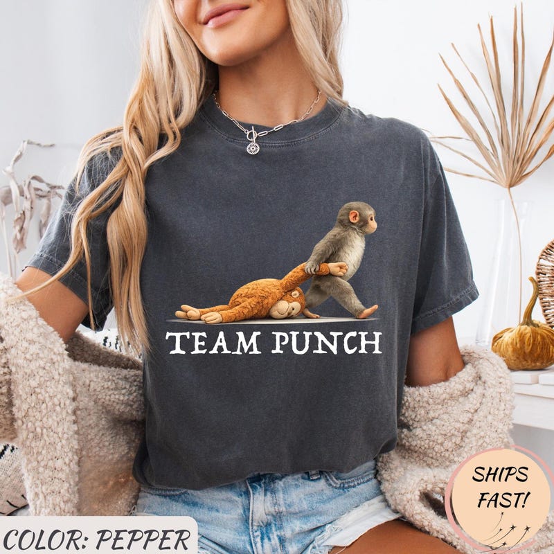 Punch Monkey Shirt - Etsy