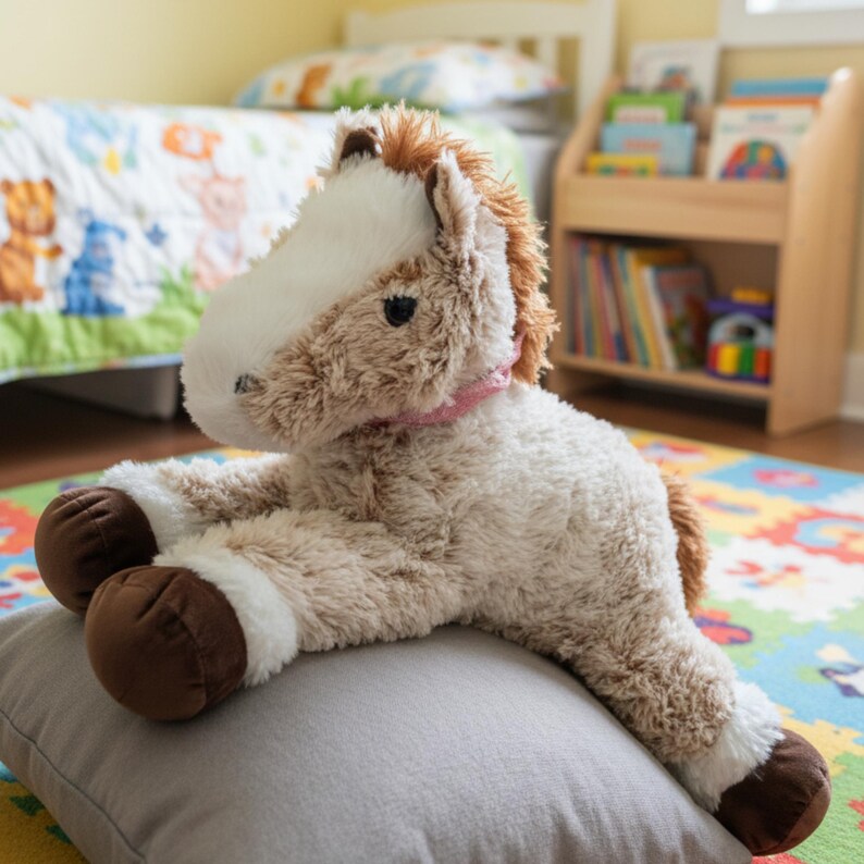 Personalized Giant Plush Horse Toy: Stuffed Custom Animal, Equestrian ...