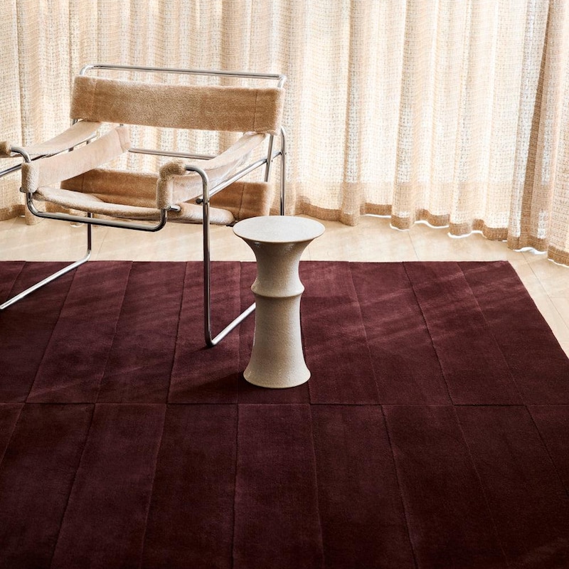 Burgundy Abstract Rugs - Etsy