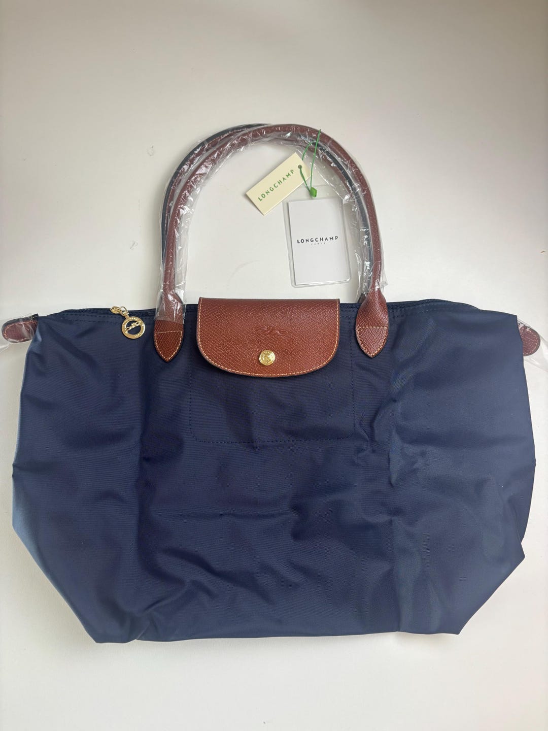 Longchamp Le Pilage Navy L - Etsy