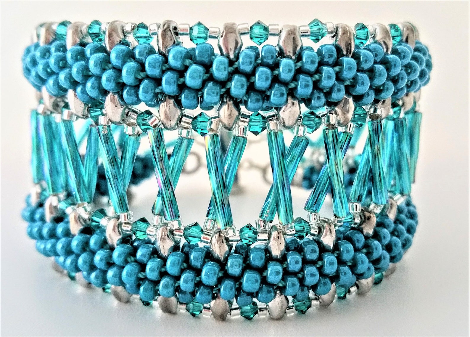 Crossing the Bridge Kumi Bracelet Pattern | Etsy