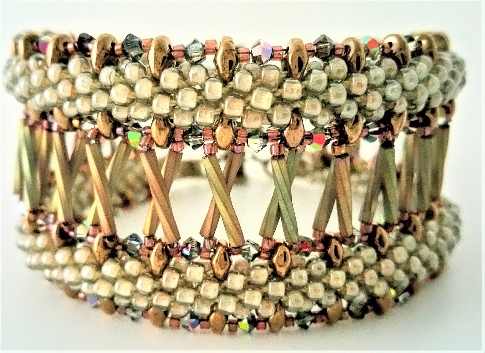 Crossing the Bridge Kumi Bracelet Pattern | Etsy