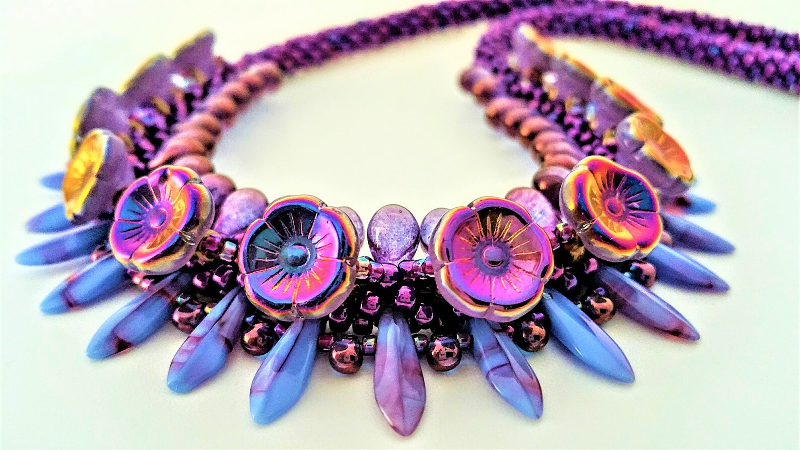 All Buttoned up Kumi Necklace Pattern - Etsy