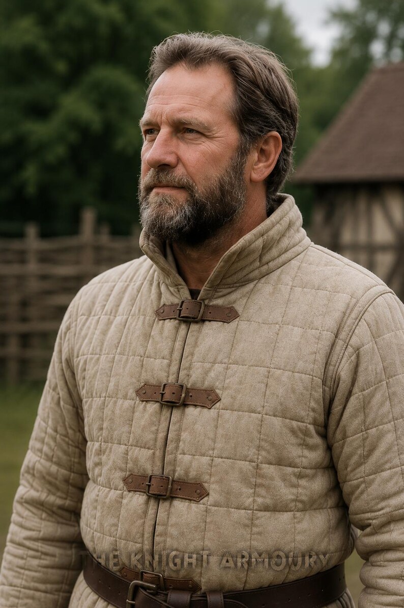 Buy Medieval Quilted Gambeson Jacket | Padded Arming Coat | Cotton ...