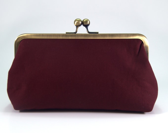 Burgundy Clutch, Burgundy Purse, Merlot Clutch, Burgundy Evening Bag ...
