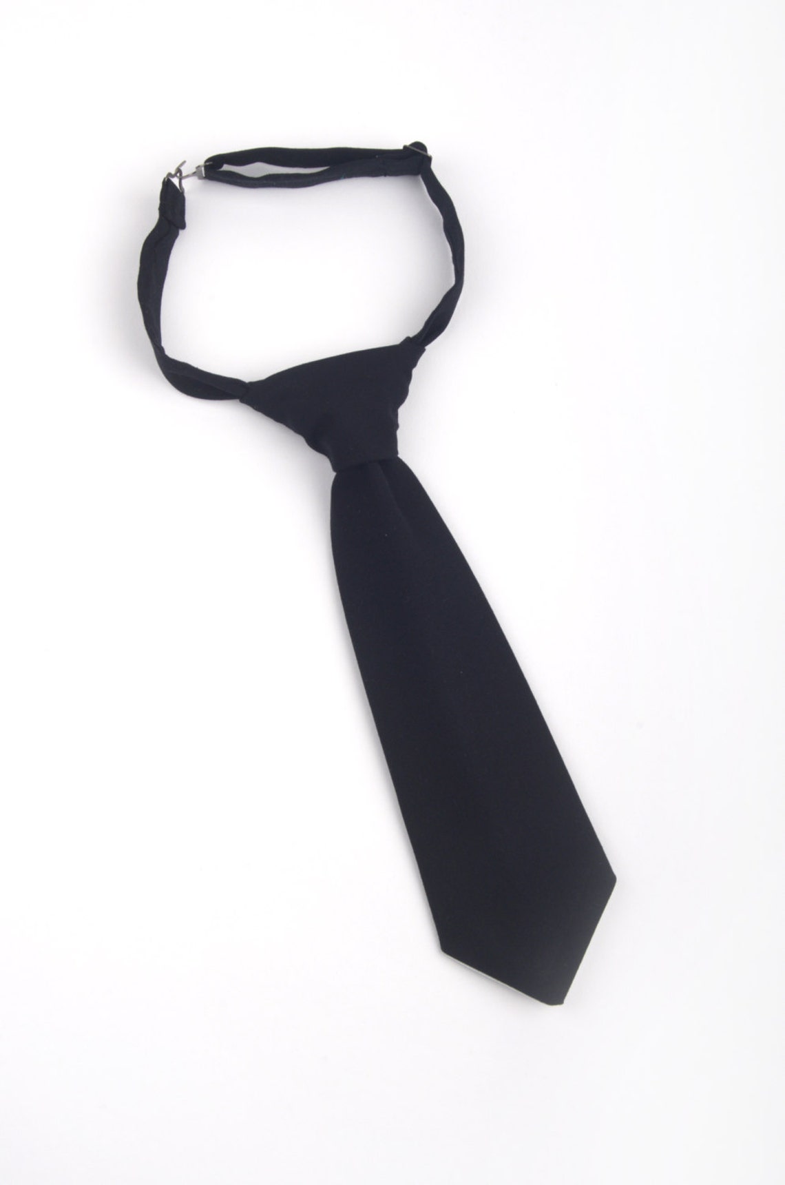Black Necktie Boys Black Necktie Black Boys Tie Pre-tied - Etsy