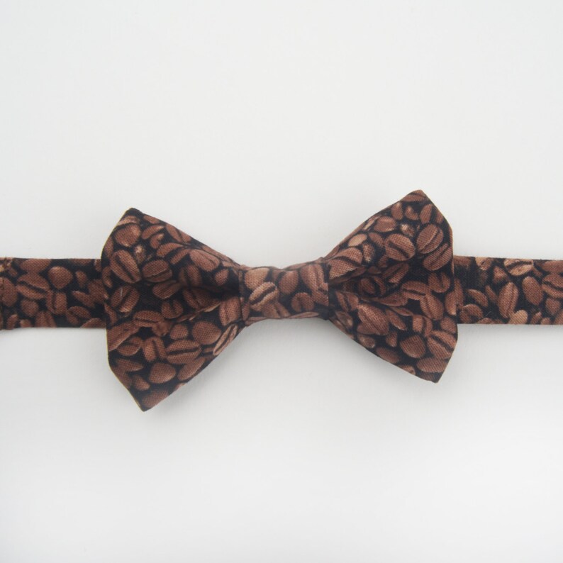 Coffee Bean Bow Tie Coffee Bow Tie Barista Bow Tie Cafe Bow - Etsy