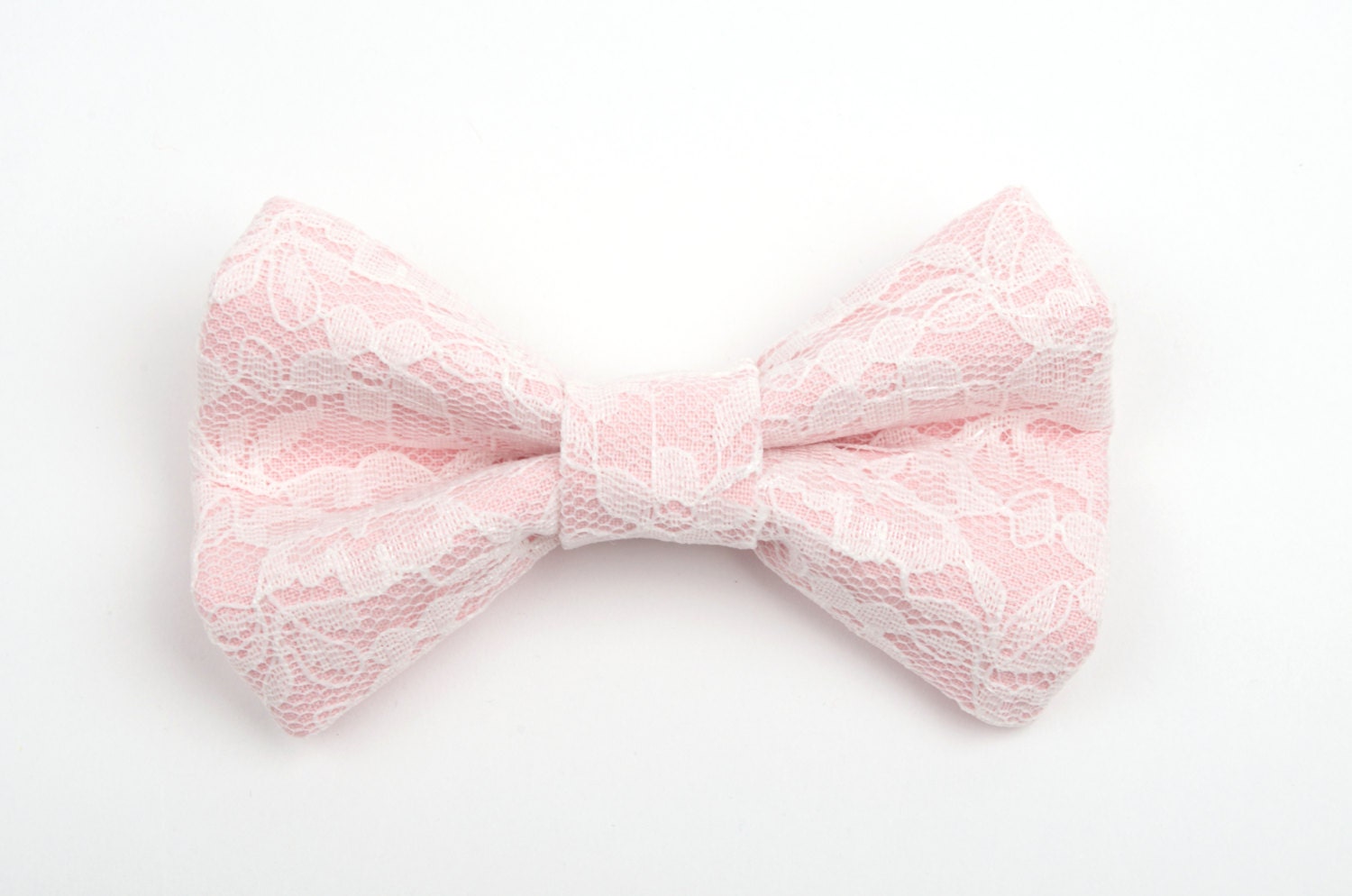 Pink lace bow tie pink bow tie Lace bow tie ring bearer | Etsy
