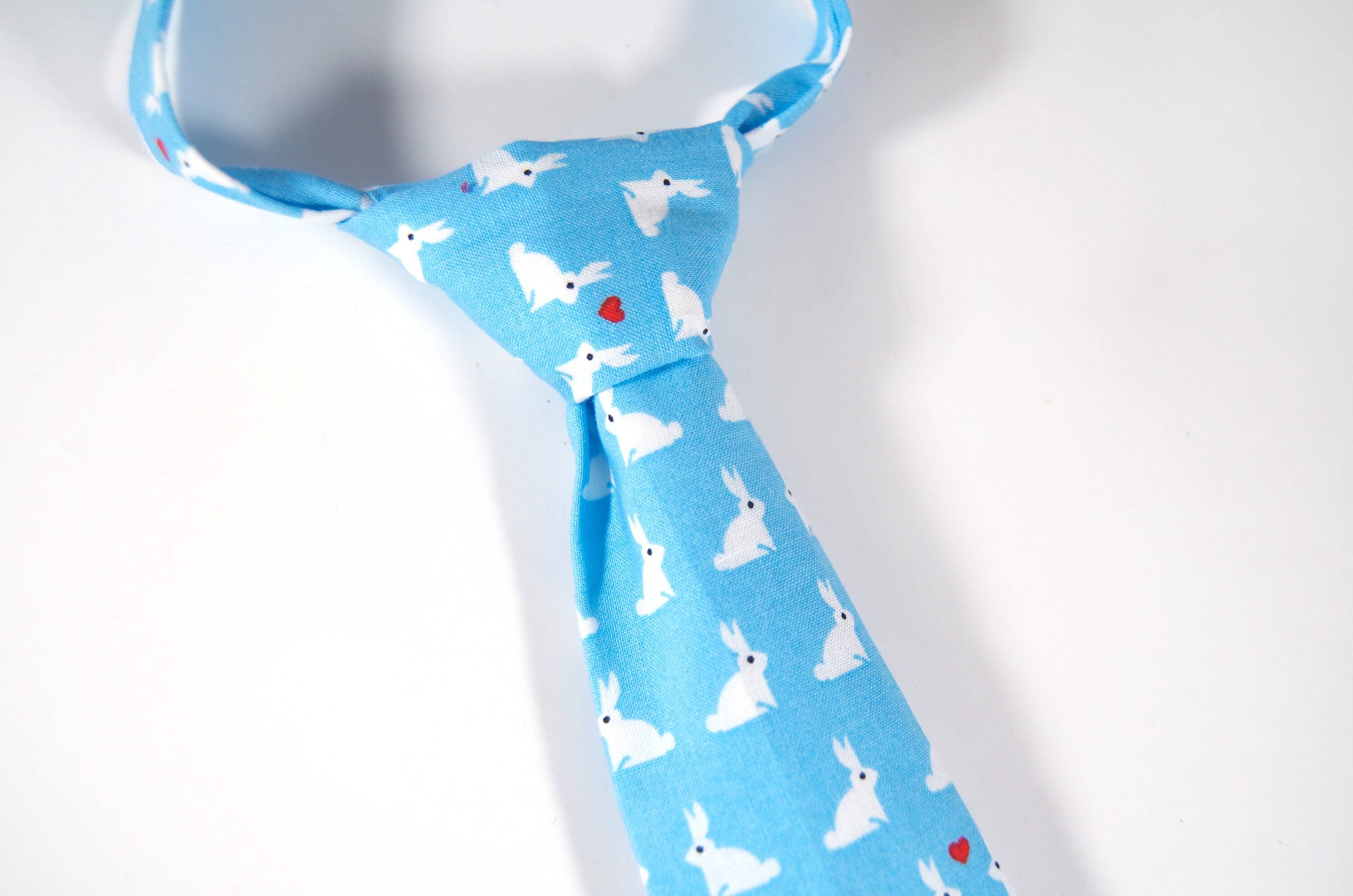 Bunnies Easter Tie, Blue Easter Tie, Easter Bunny Tie, Neck Tie for ...