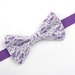 Purple Lace Bow Tie Purple Bow Tie Lace Bow Tie Ring Bearer - Etsy