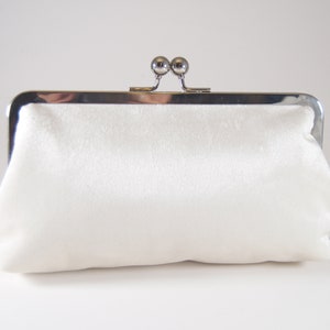 Ivory Velvet Clutch, Velvet Purse, Ivory Clutch, Ivory Purse, Bridal ...